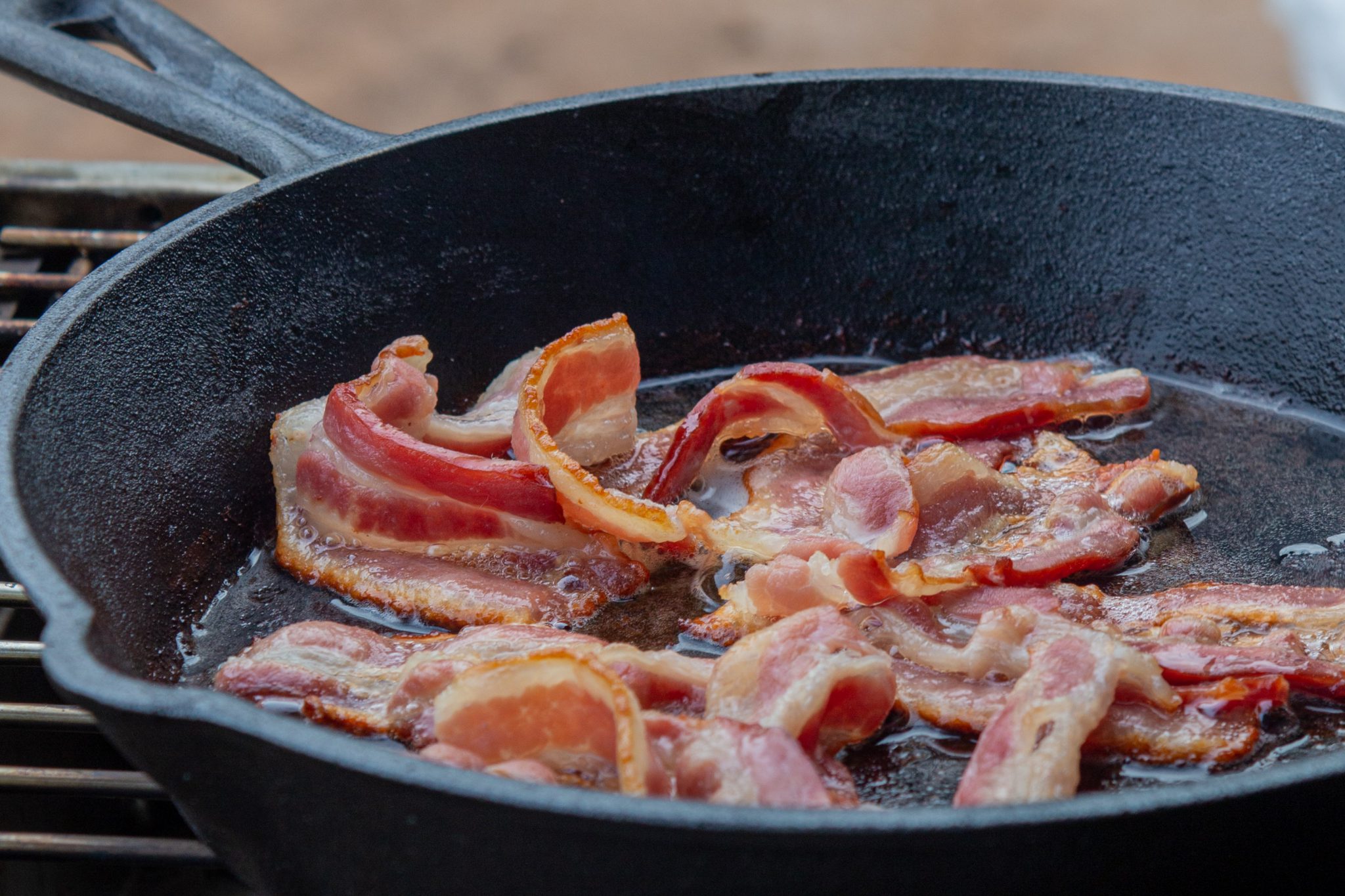 bacon frying on pan | All Link Medical SG