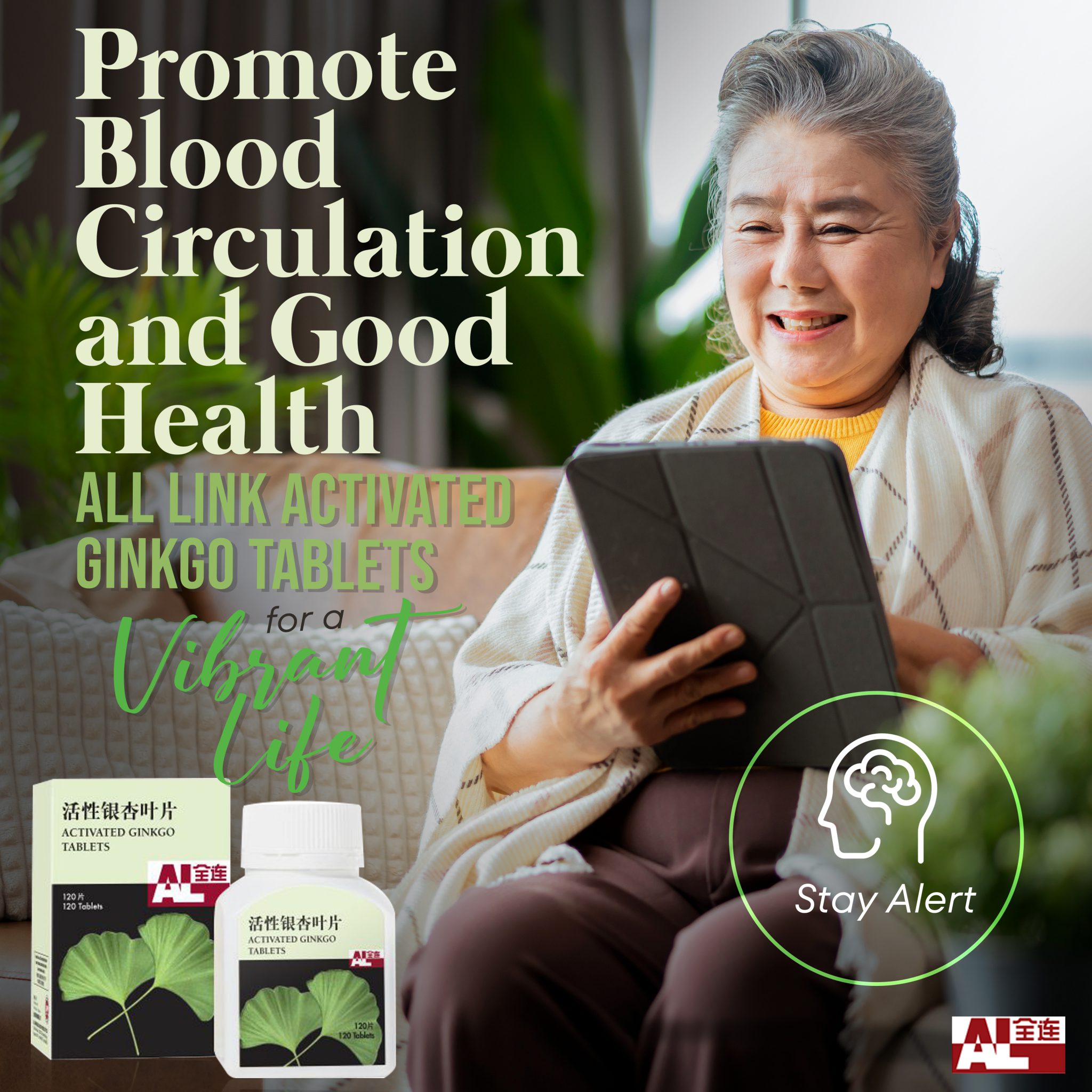 Activated Ginkgo Tablets | All Link Medical SG